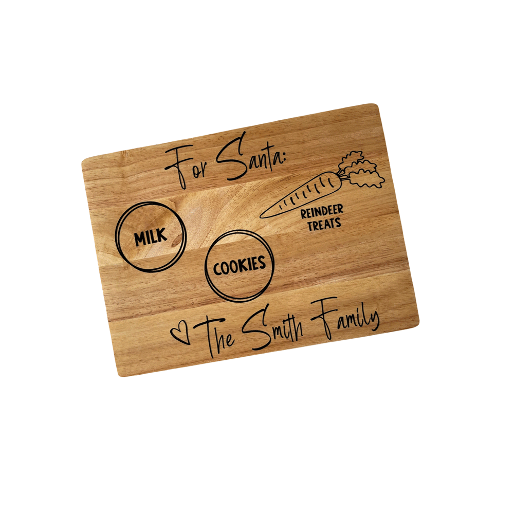 Personalised Santa Treat Board for Christmas Eve – Labour Of Love