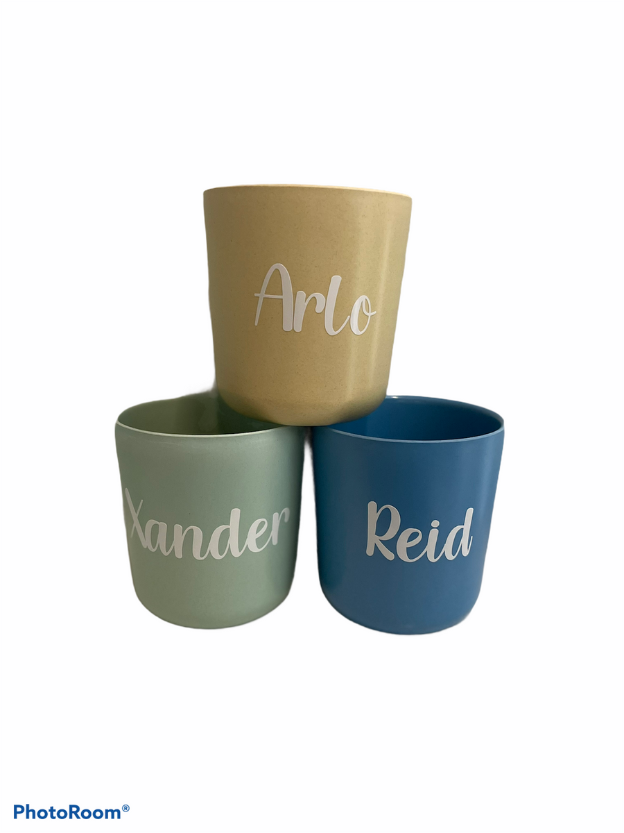 Personalised Bamboo Kids Easter Cups – Labour Of Love